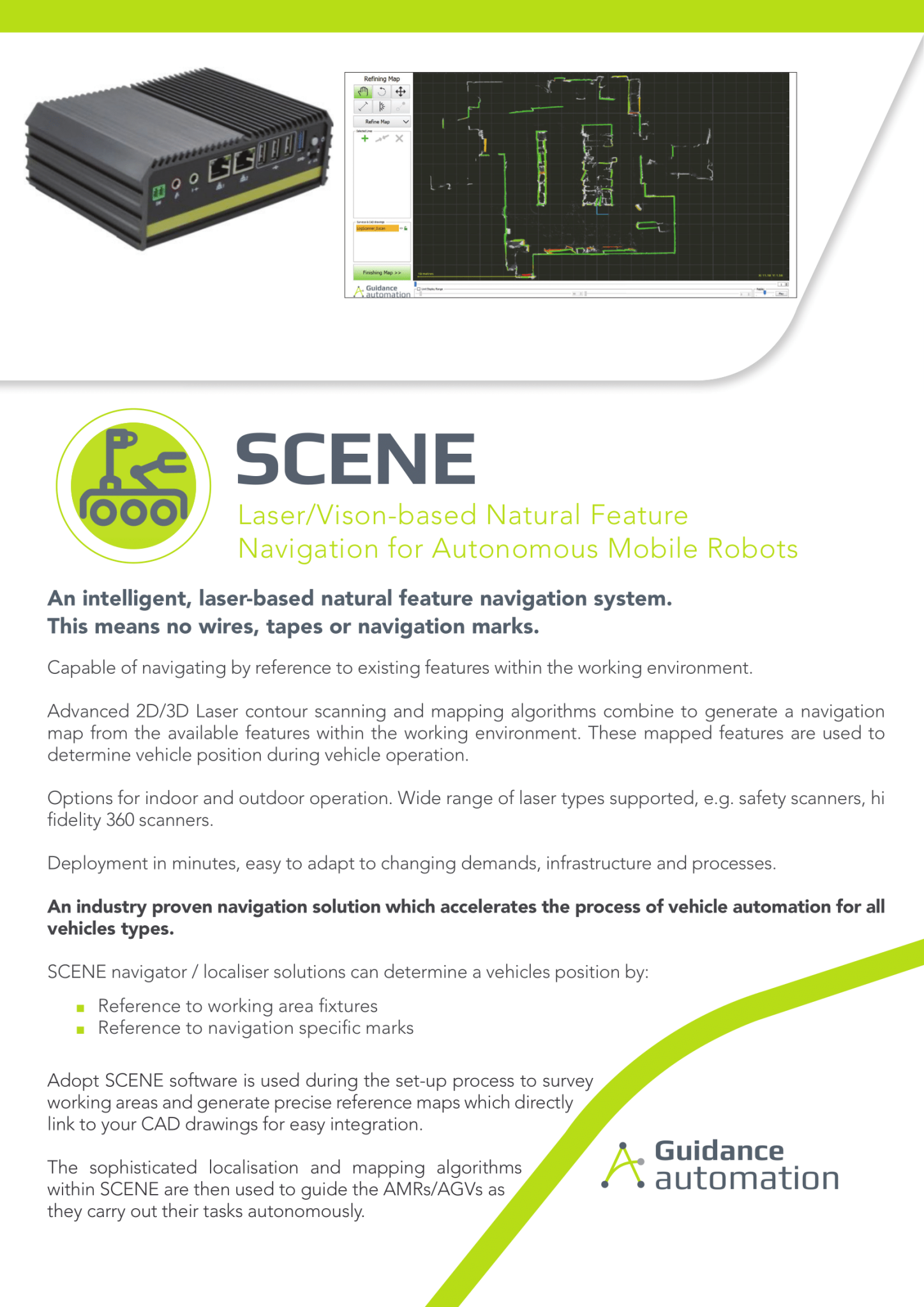 Guidance Automation Datasheets | AMRs | BEACON